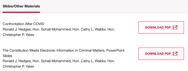 How do I access the course materials for a program I registered for?