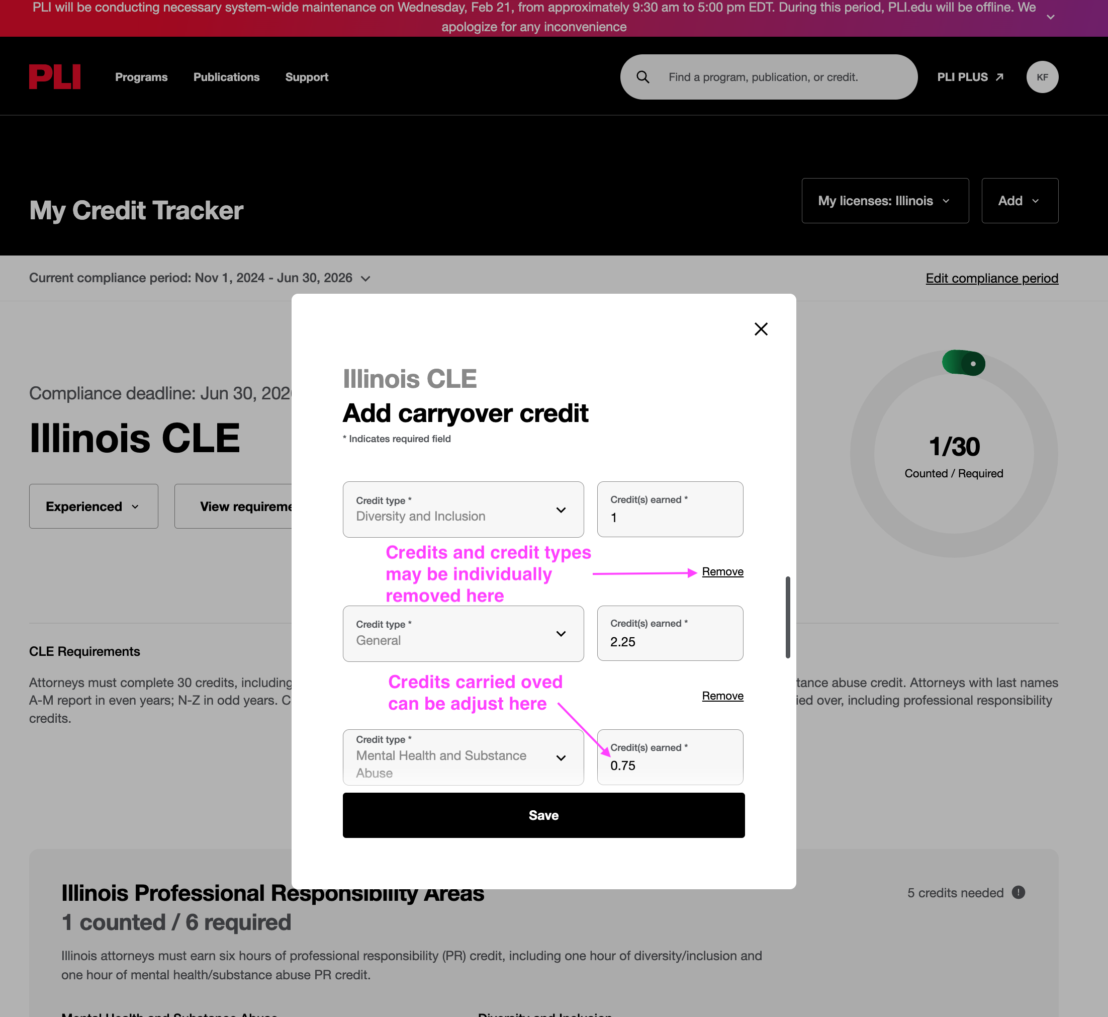 Credit Tracker Guide